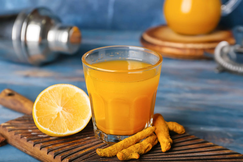 How To Make Turmeric Shot? Ginger Turmeric Wellness Shot: Lemon Recipe ...